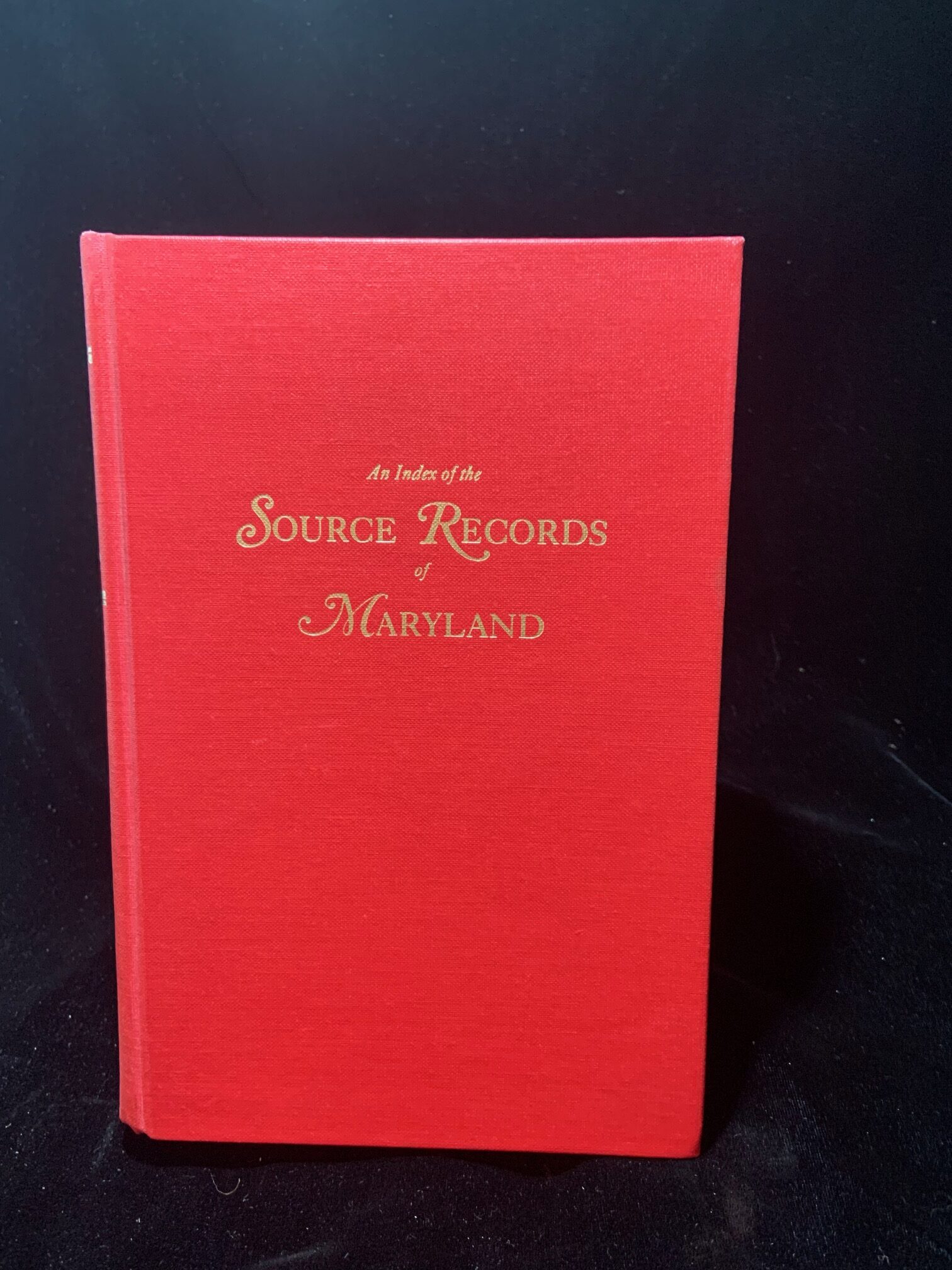 An Index of Source Records of Maryland - The Historical Society of ...