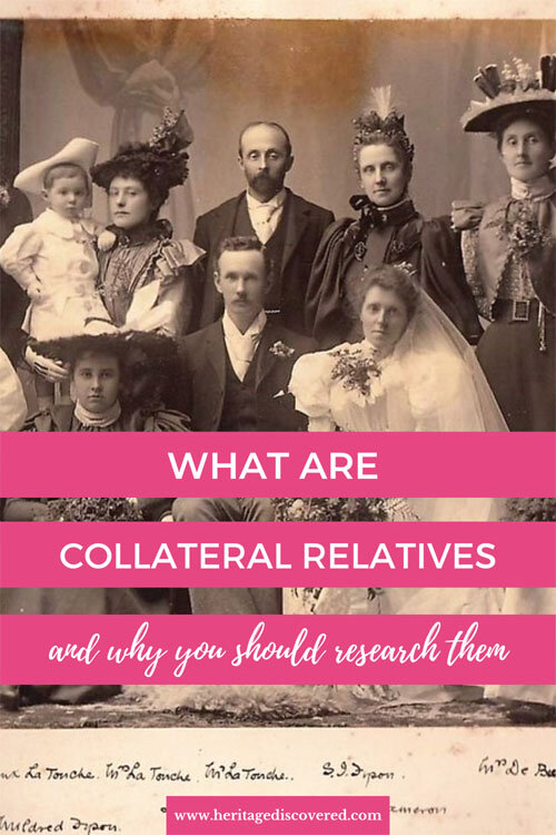 Researching Collateral Lines to Find Answers - The Historical Society ...